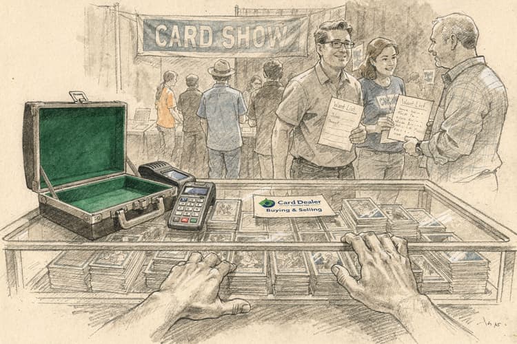 How to Sell at Card Shows: The Complete Dealer's Guide (2026) | Slabfy